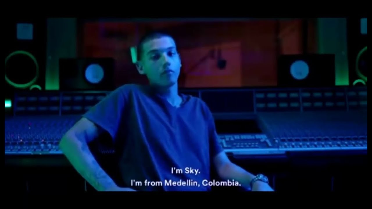 conociendo al productor Sky Rompiendo en el Studio - YouTube