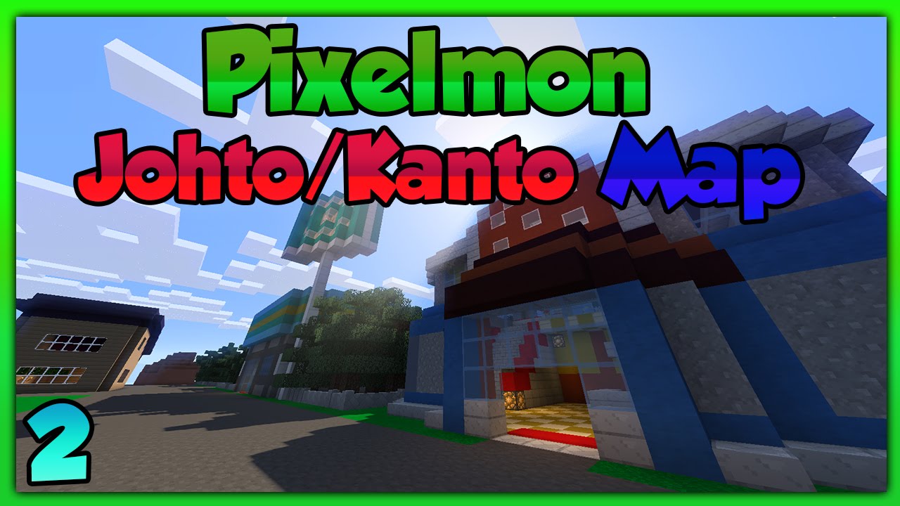 Pixelmon Kanto Map