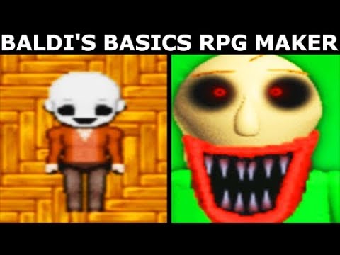 Baldi's Basics RPG Maker Version - Good Ending - Full Demo Gameplay ...