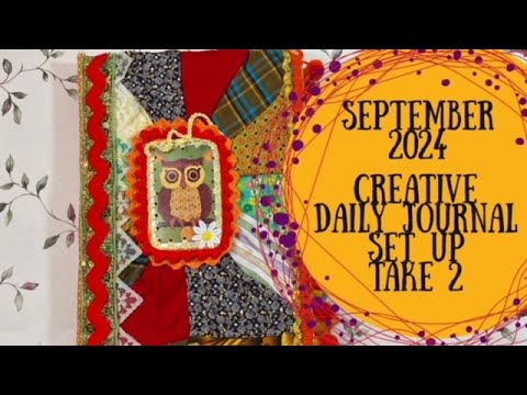 September 2024 Creative Daily Journal Set-Up TAKE 2 - YouTube