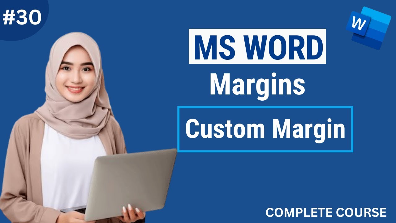 How to Adjust Page Margins in Microsoft Word | Custom Margin - YouTube