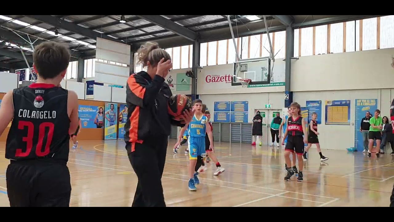 WABL U12 Boys Cockburn Cougars VS Perth Redbacks - YouTube