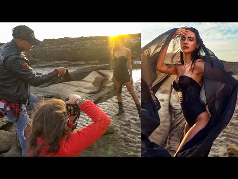 Natural Light Backlit Photoshoot in Los Angeles, Behind The Scenes using Sony a7III