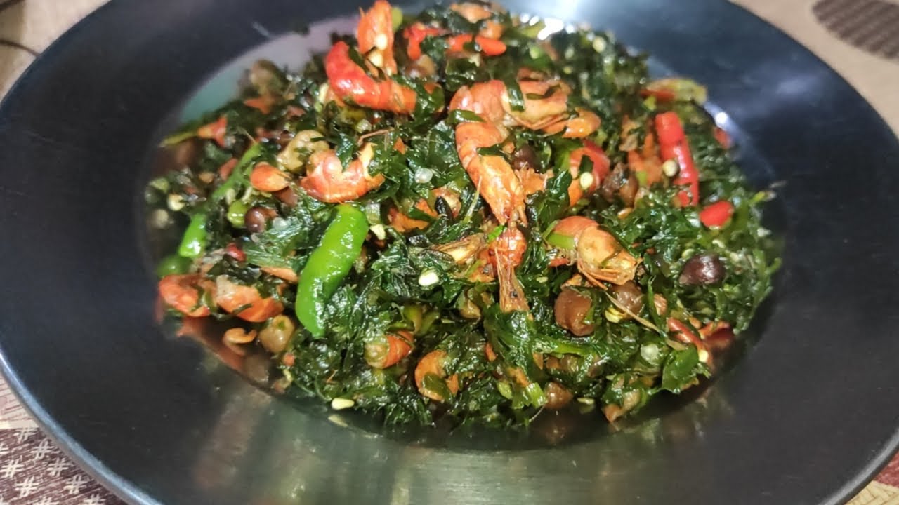 Khajing Kanghou | Khajing Ngouba | Kanghou | Prawns Stir Fry | Manipuri ...