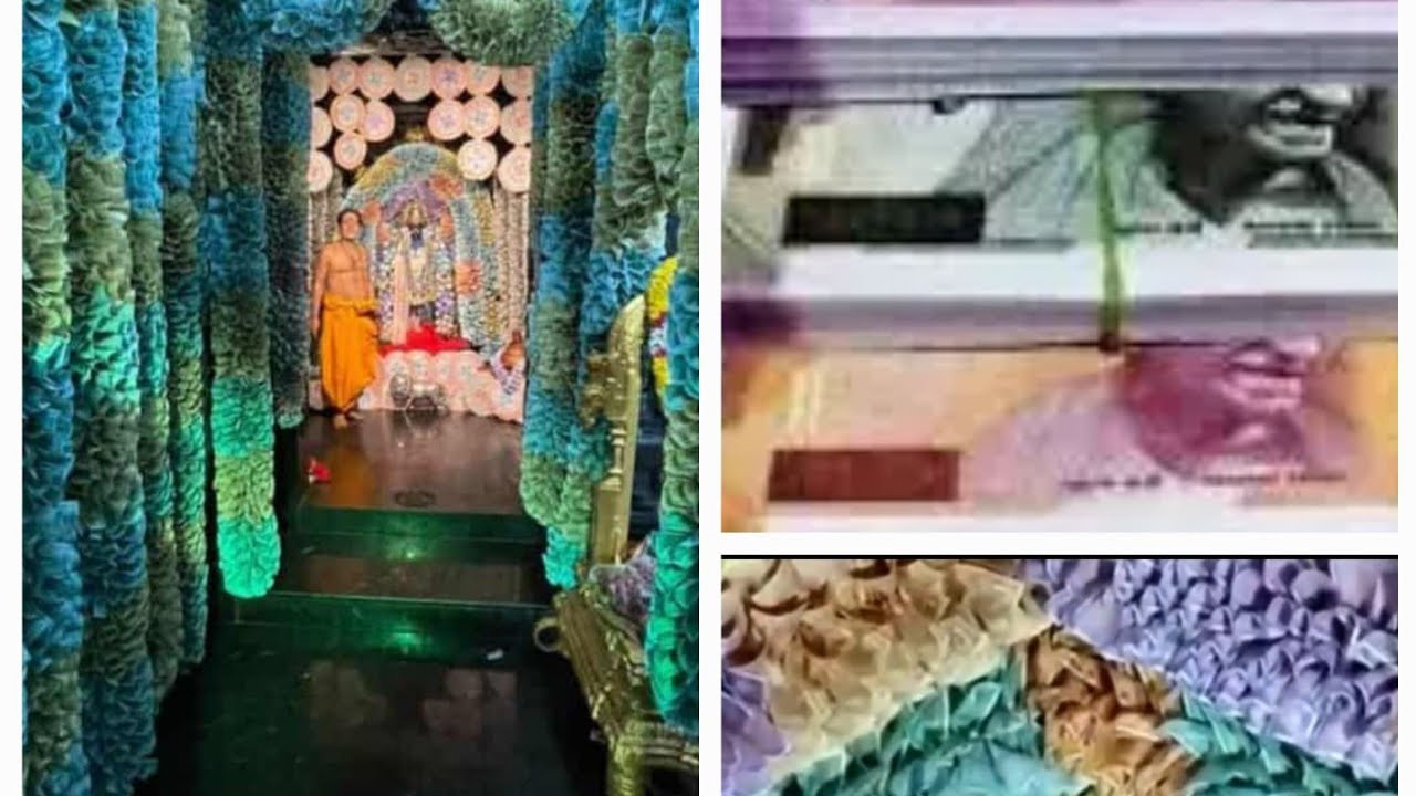 Triupati Temple 🛕 Decorated with currency Notes Rs - YouTube