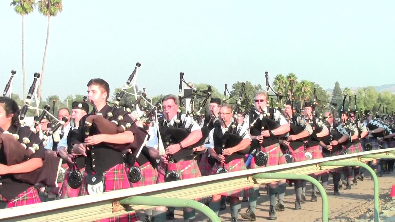 March Off: Pleasanton Scottish Games 2017 Closing Ceremonies - YouTube