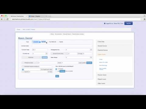 Income & Assets Menu - UGRU Financial CRM Tutorial