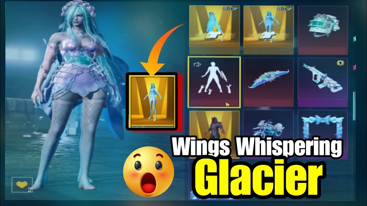 |Crate Opening|Wings Whispering Glacier Skin Pubg Mobile #crateopening #pubgmobile - YouTube