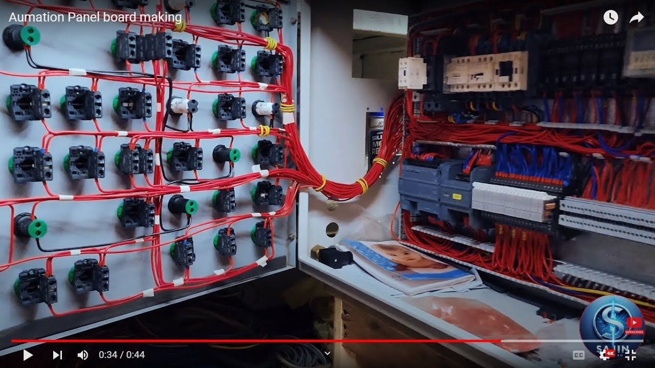 Automation Panel board making - YouTube