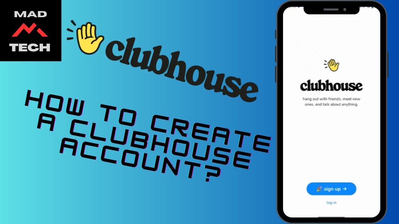 How to Create A Clubhouse Account - YouTube