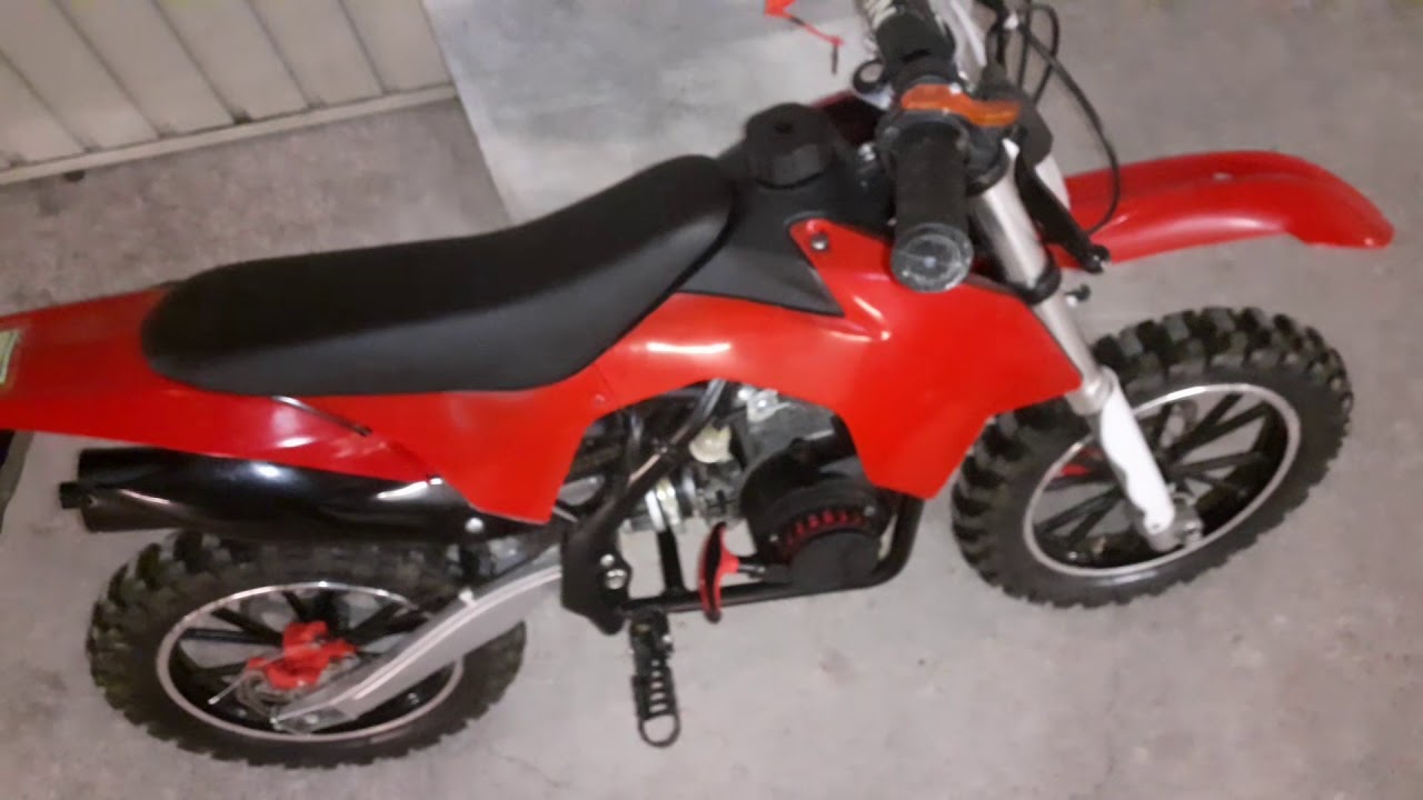 PRESENTATION POCKET BIKE CROSS DIRT 49CC! - YouTube