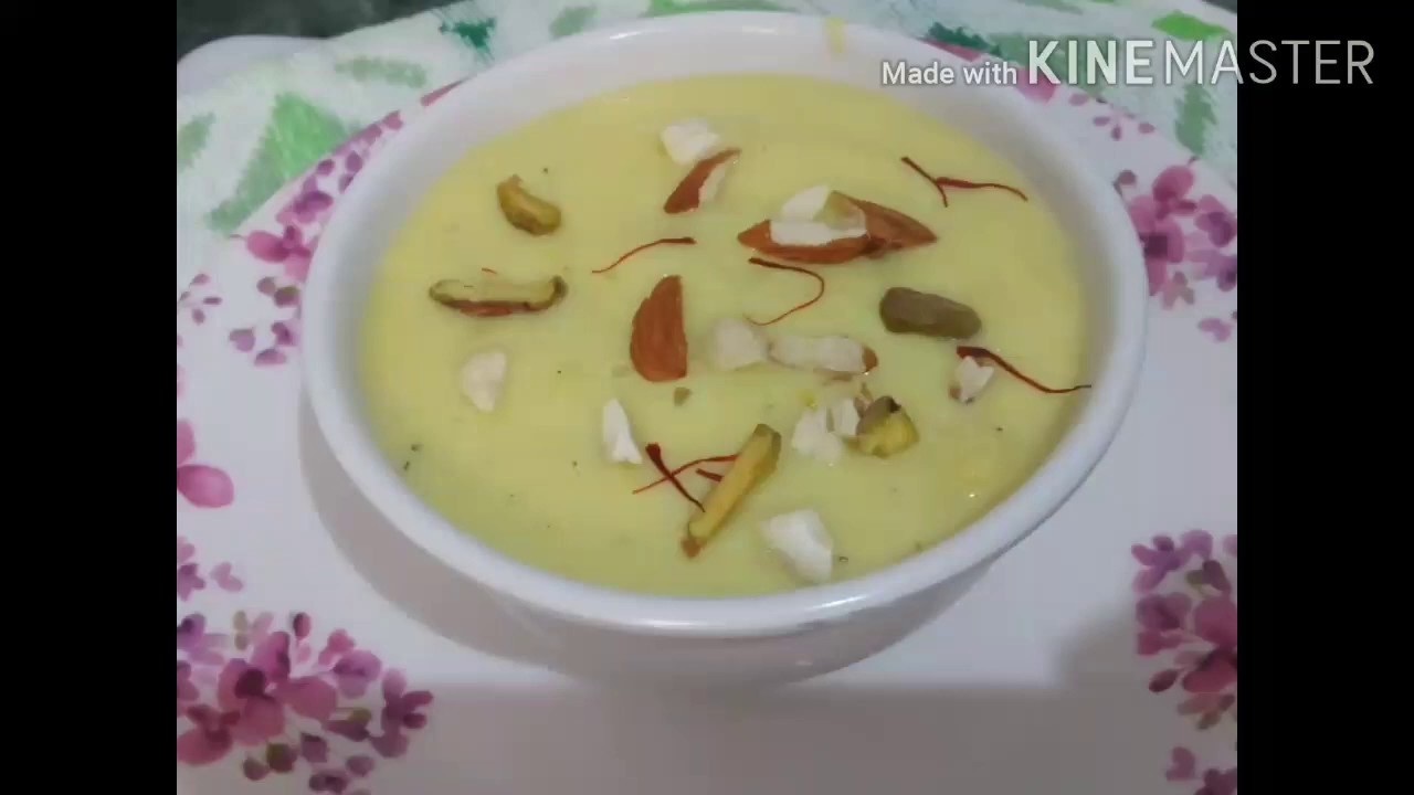 दानेदार रबड़ी बनाने की आसान रेसिपी (rabidi recipe😋) - YouTube