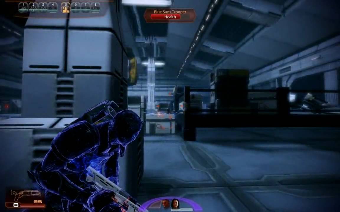 mass effect 2 vanguard vs 2 ymir mechs and blue suns on insanity - YouTube