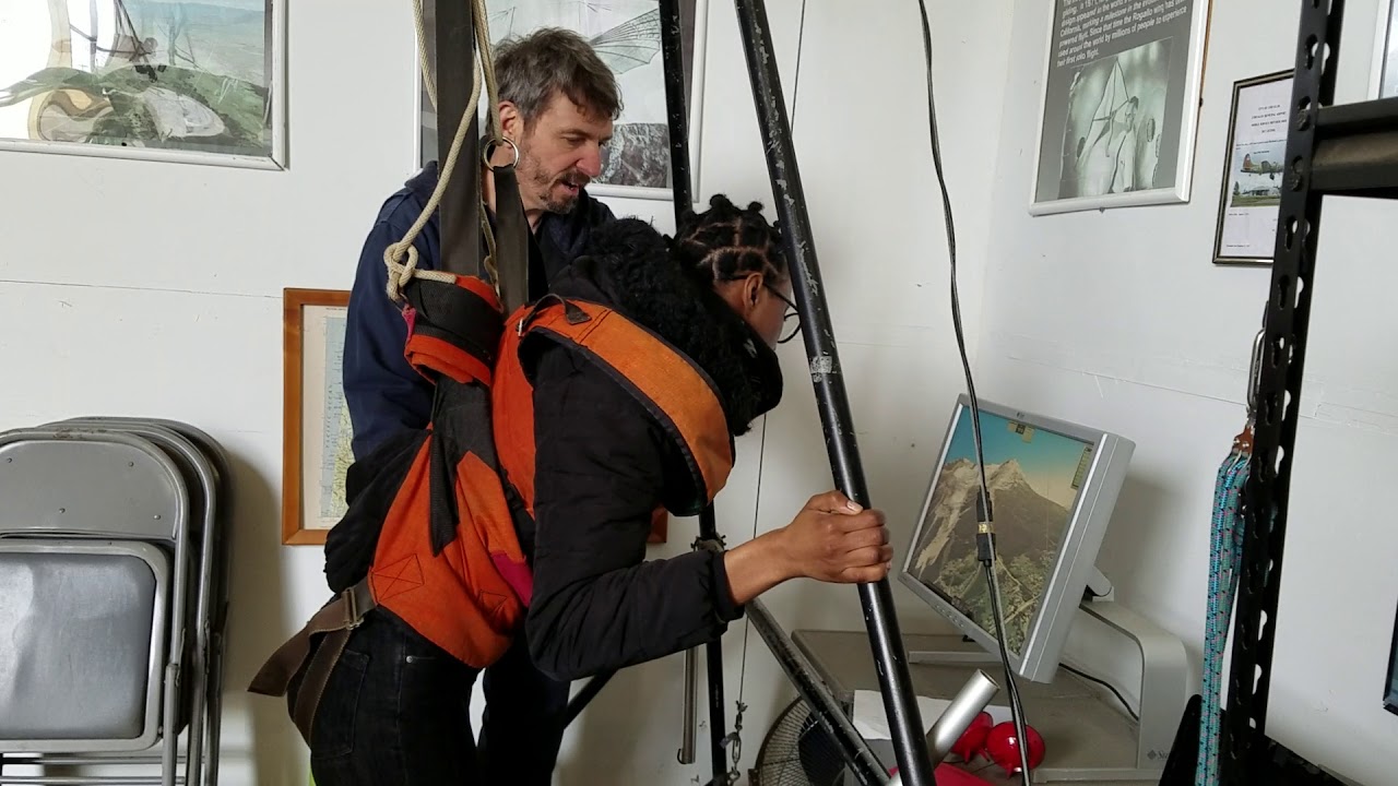 Hang gliding simulator - YouTube