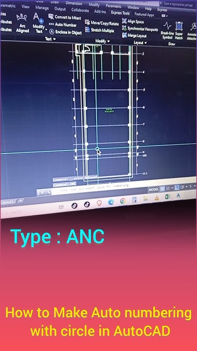 Auto Numbering with Circle in AutoCAD #autocad #numbers #autolisp - YouTube