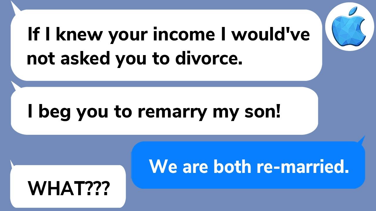 【Apple】My MIL forced me to divorce her son but when she found out my ...