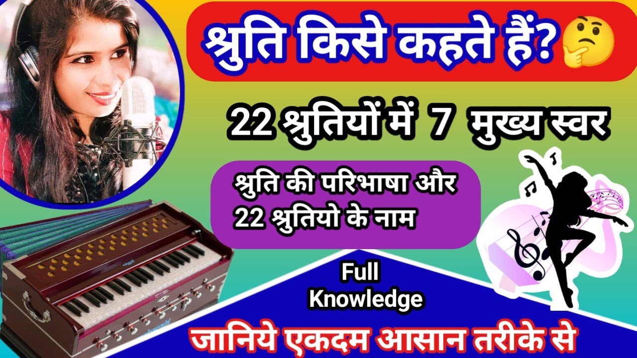 श्रुति किसे कहते हैं | श्रुति क्या है |श्रुति की परिभाषा | 22 SWAR ...