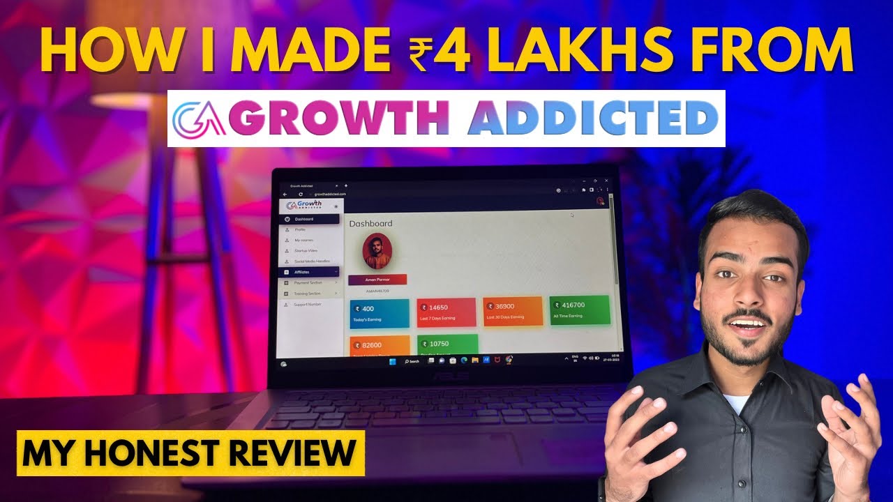 How I Made 4 Lakhs From Growth Addicted | Affiliate Marketing Tips ...