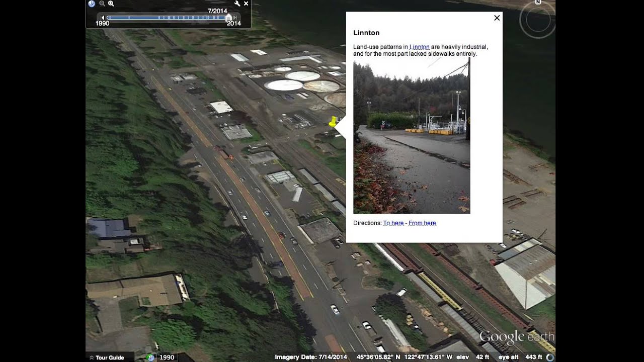 Sidewalks in Portland, OR - Google Earth Tour - YouTube