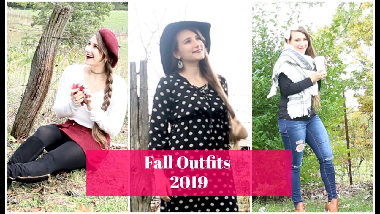 Fall Outfits | Fall Fashion Lookbook 2019| Sabrina Davidson - YouTube