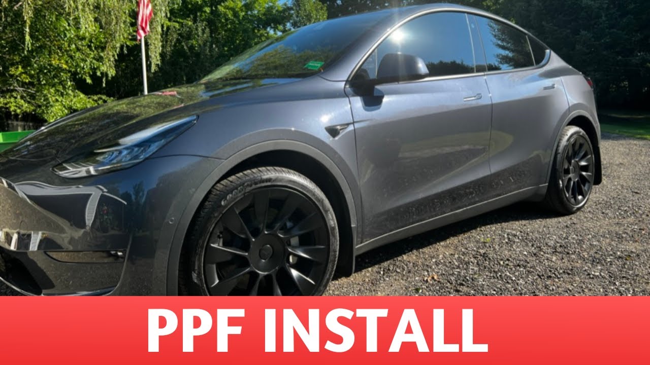 Side Panel PPF instal after 10k miles | Model Y #teslamodely #tesla ...