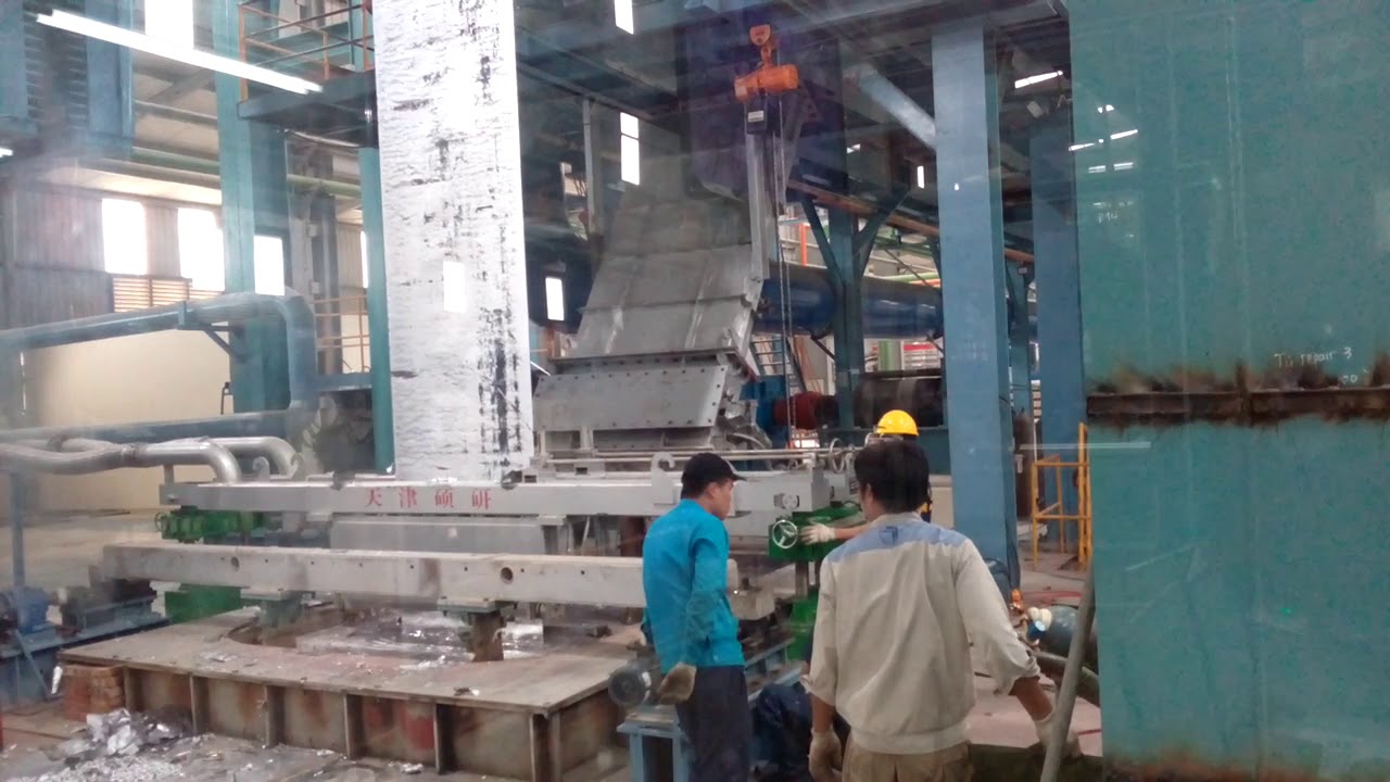 galvalume zinc pot - YouTube