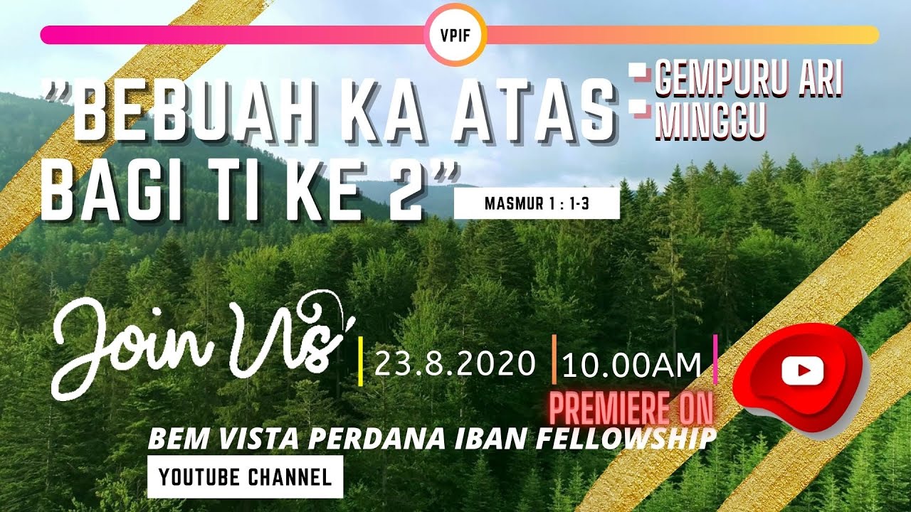 GEMPURU ARI MINGGU 23.08.20 - BEBUAH KA ATAS BAHAGIAN 2 [MAZMUR 1:1-3 ...