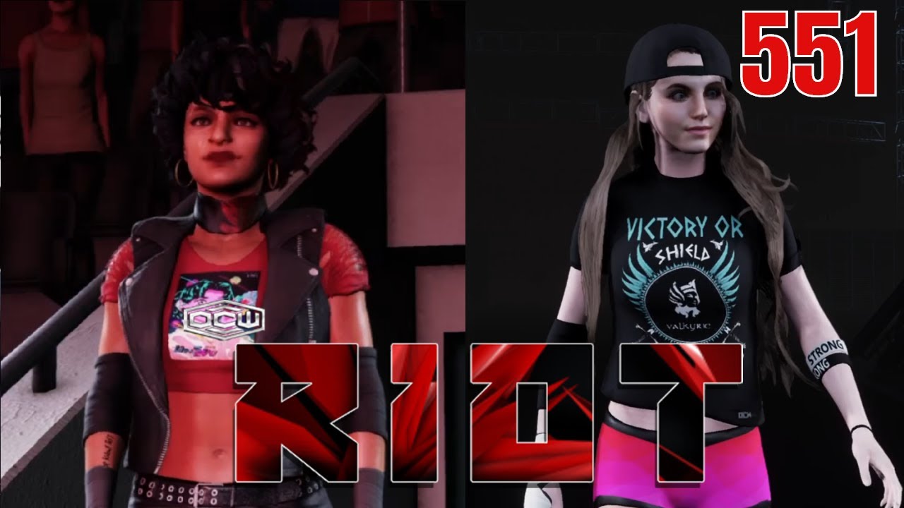 WWE 2K: RIOT 551 - Lotus Flojo vs Valkyrie - YouTube