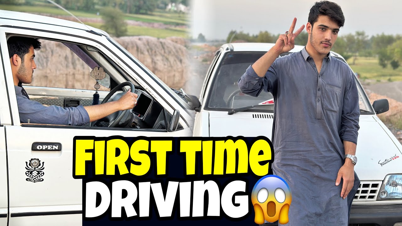 MY FIRST TIME DRIVING 😱FIRST TIME DRIVING IS SO HARD BUT NEVER GIVE UP👌 ...
