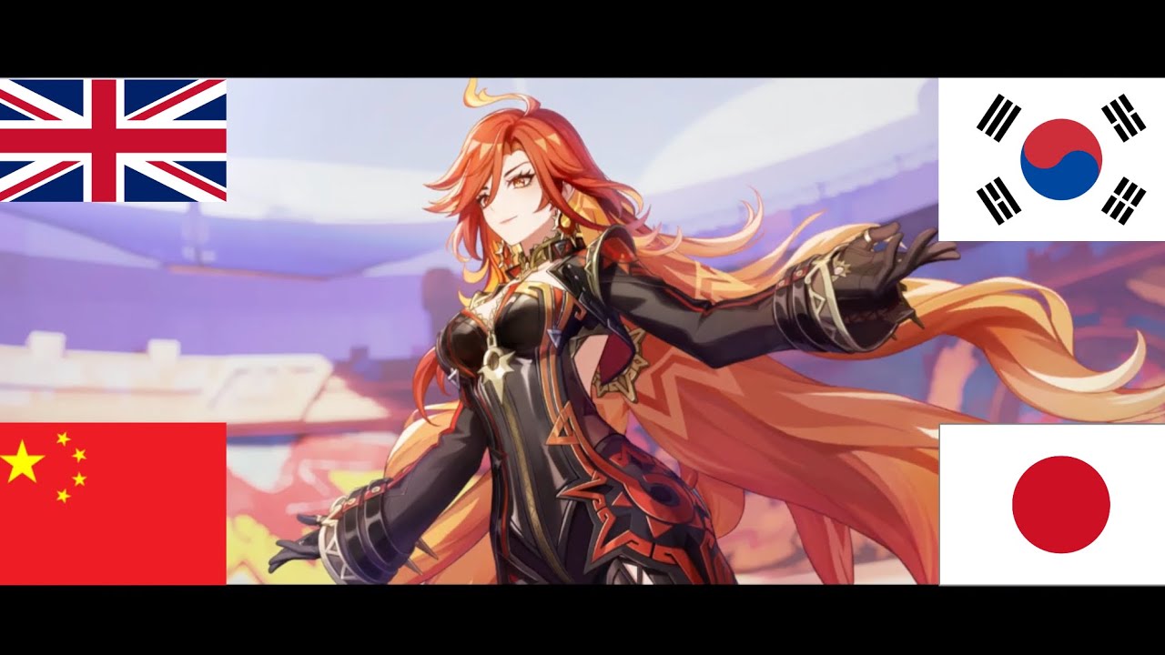 Pyro Archon speaks in 4 languages - YouTube