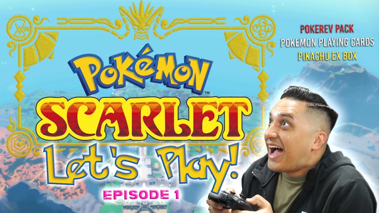 LET'S PLAY: POKEMON SCARLET E1! PokeRev Pack, Pokemon Playing Cards ...
