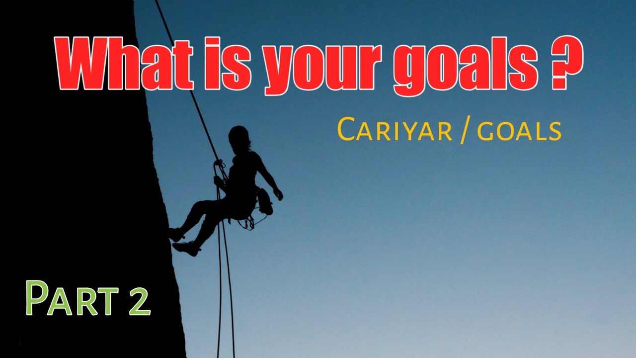 Choosing your goals | How to find yourself - YouTube