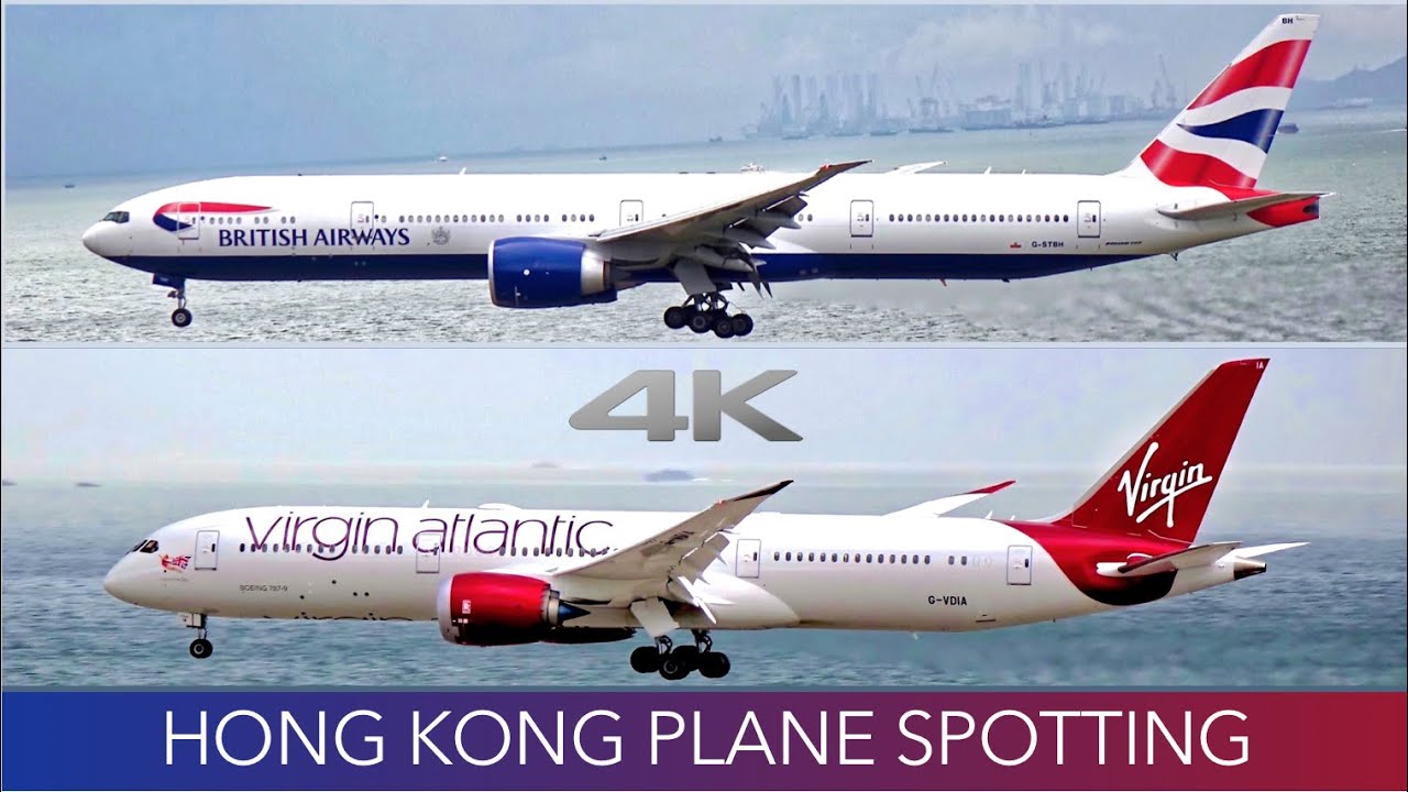 Hong Kong Plane Spotting 4K Summer 2016 + Sunset Timelapse - YouTube