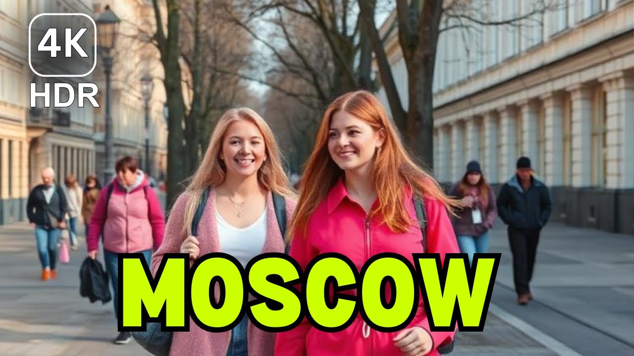 🌸Spring Weekend Walk in Moscow | People Enjoying the Warm Weather | HDR ...