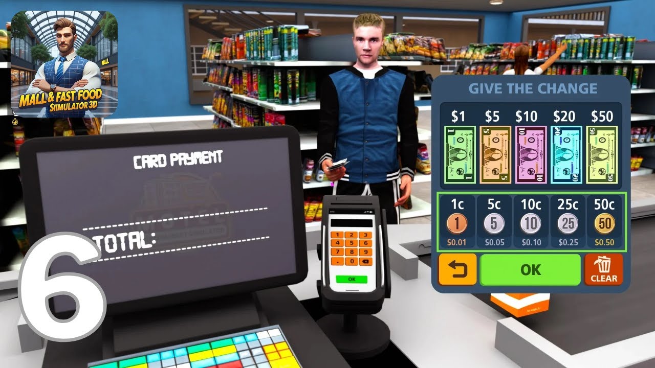 Mall & Fast Food Simulator 3D - Candy Store Simulator - Chocolate And ...