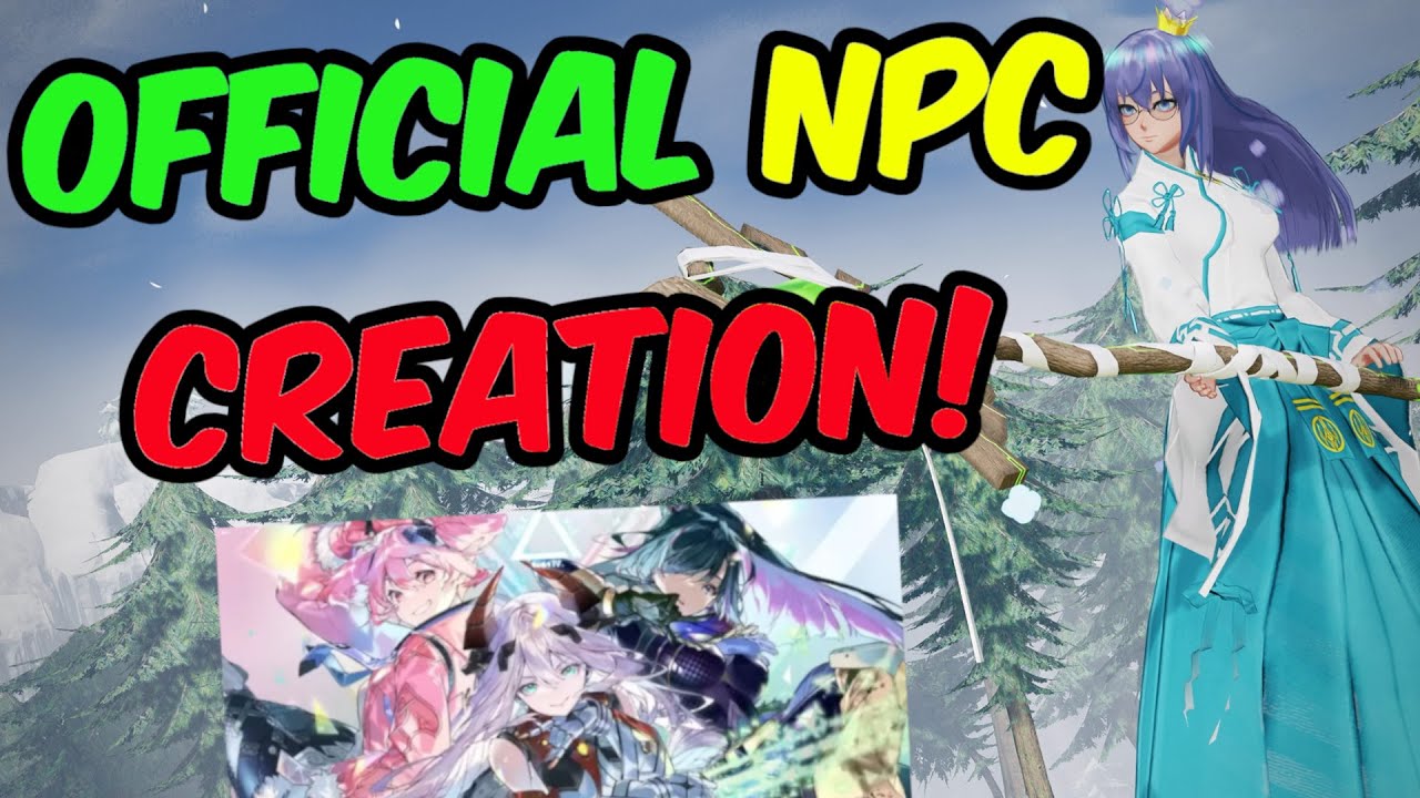 [PSO2:NGS] SEGA Official Character Creation Data - YouTube