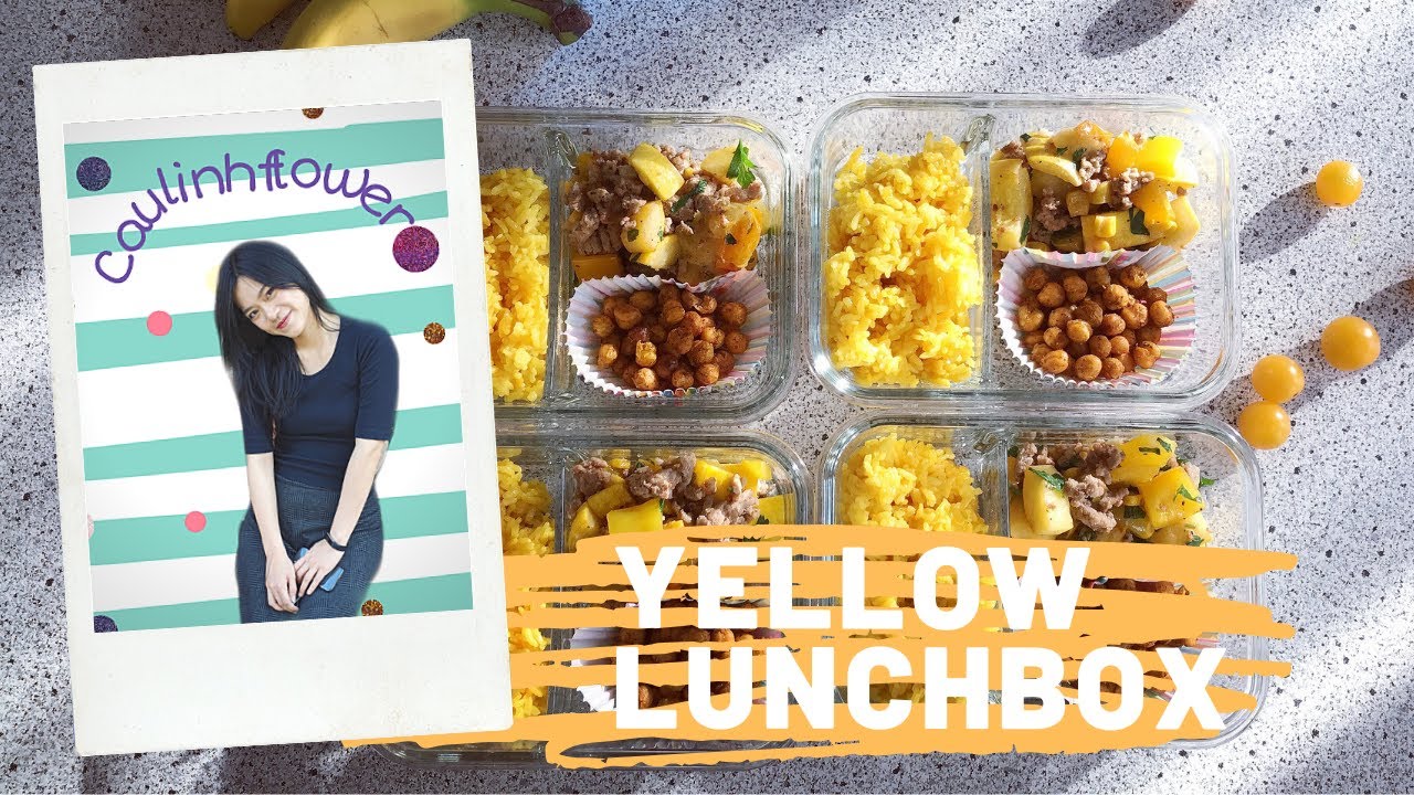 Fun Meal Prep Idea: Yellow-Themed Lunch Box - YouTube
