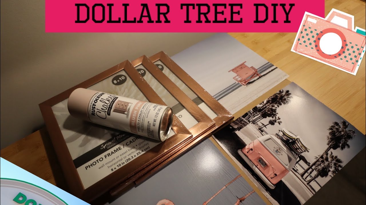 DOLLAR TREE DIY Frame Art | ART ON A BUDGET | SUPER EASY - YouTube