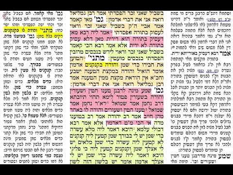 כתובות קח דף יומי מסכת כתובות דף קח Daf yomi Ketubot daf 108 - YouTube