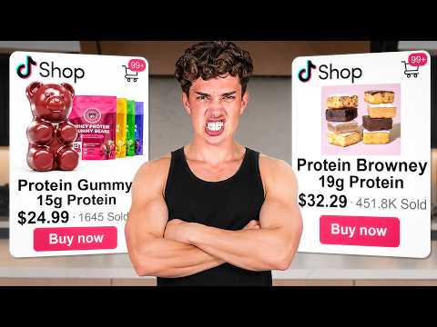 TRYING EVERY PROTEIN SNACK FROM TIKTOK SHOP!