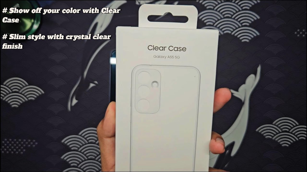 Samsung Galaxy A55 5G Clear Case - Official Samsung - YouTube