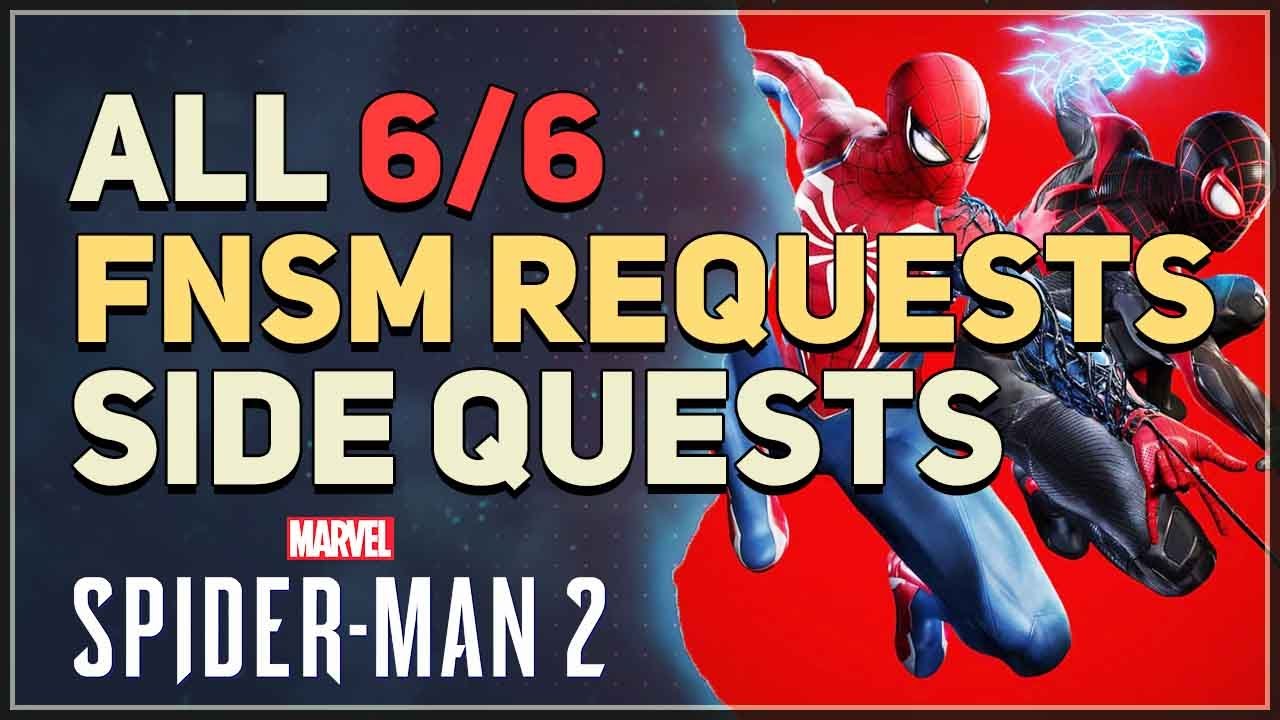 All 6 FNSM Requests Locations Spider Man 2 - YouTube