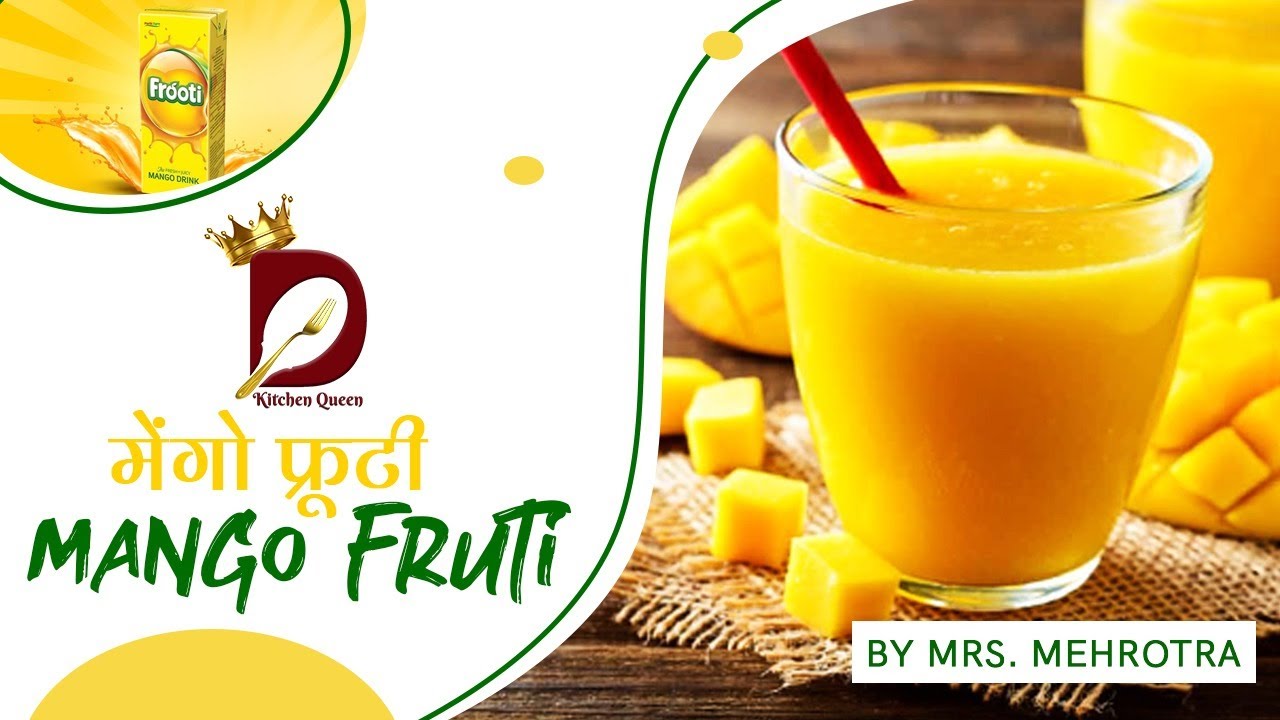 Mango Frooti Recipe |100% Pure Mango Frooti | Homemade Mango Frooty ...