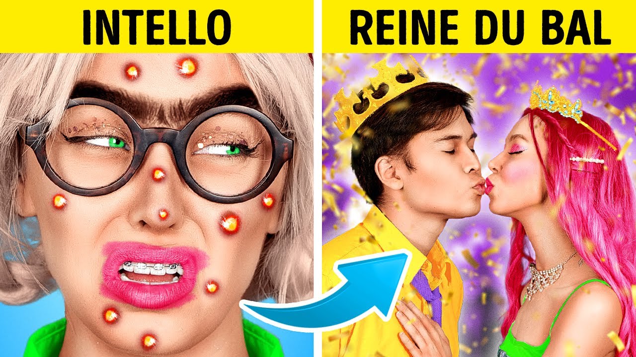 L’intello au bal de fin d’année ! Astuces Lycée Riche VS Pauvre *De l ...