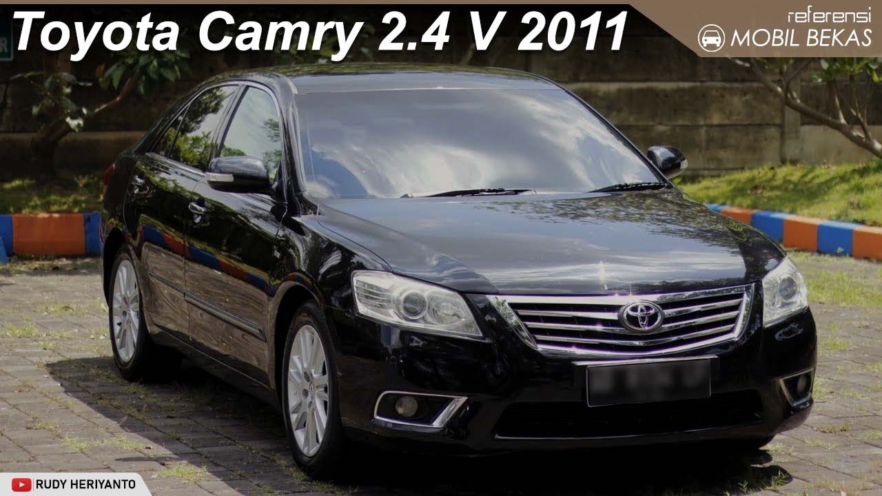 Toyota Camry 2.4 V Automatic 2011, Warna Hitam Metalik - YouTube