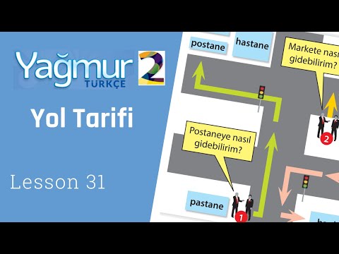 Turkish Elementary Lesson 31, Asking for Directions, Yol ve Adres Tarifi