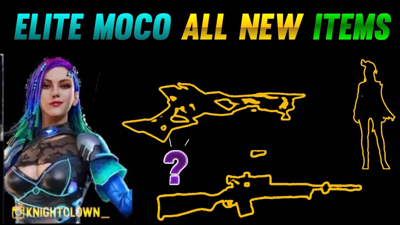 FREE FIRE NEW ELITE MOCO CHARACTER |ELITE MOCO FREE ITEMS IN FREE FIRE ...