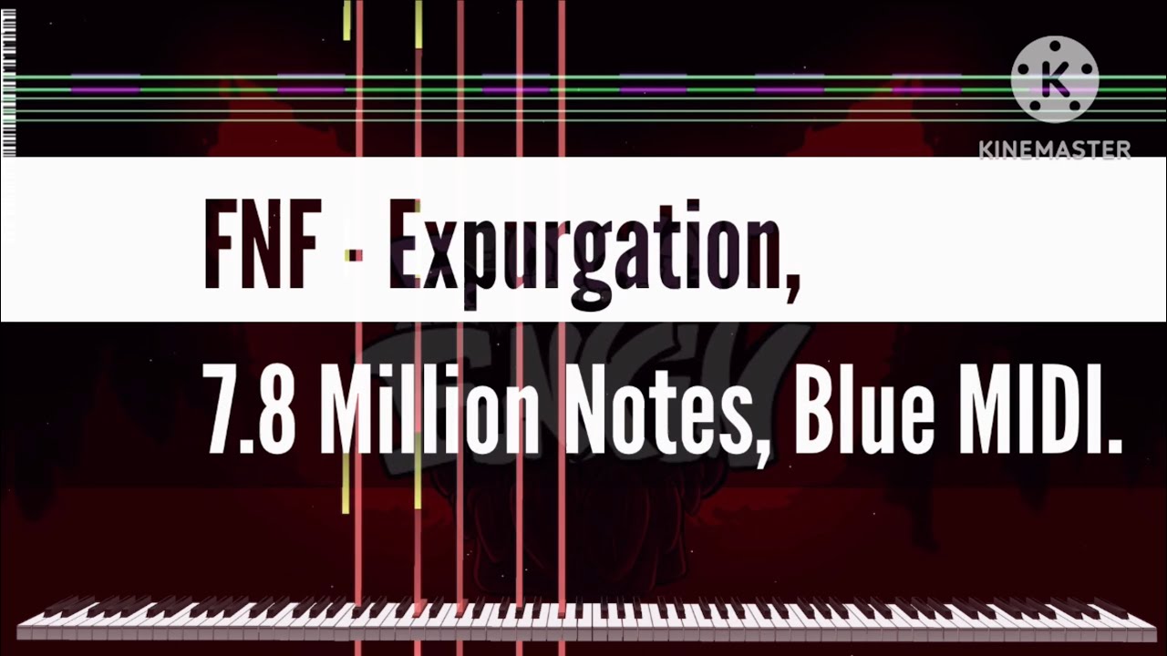 [Black Midi] FNF - Expurgation, 7.8 Million Notes, Blue MIDI. - YouTube