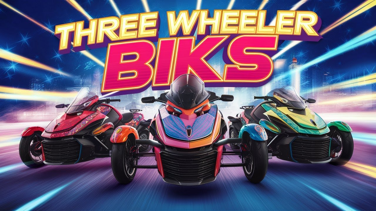 Exploring the World of Three-Wheeler Bikes | Top 6 3 wheeler bike - YouTube