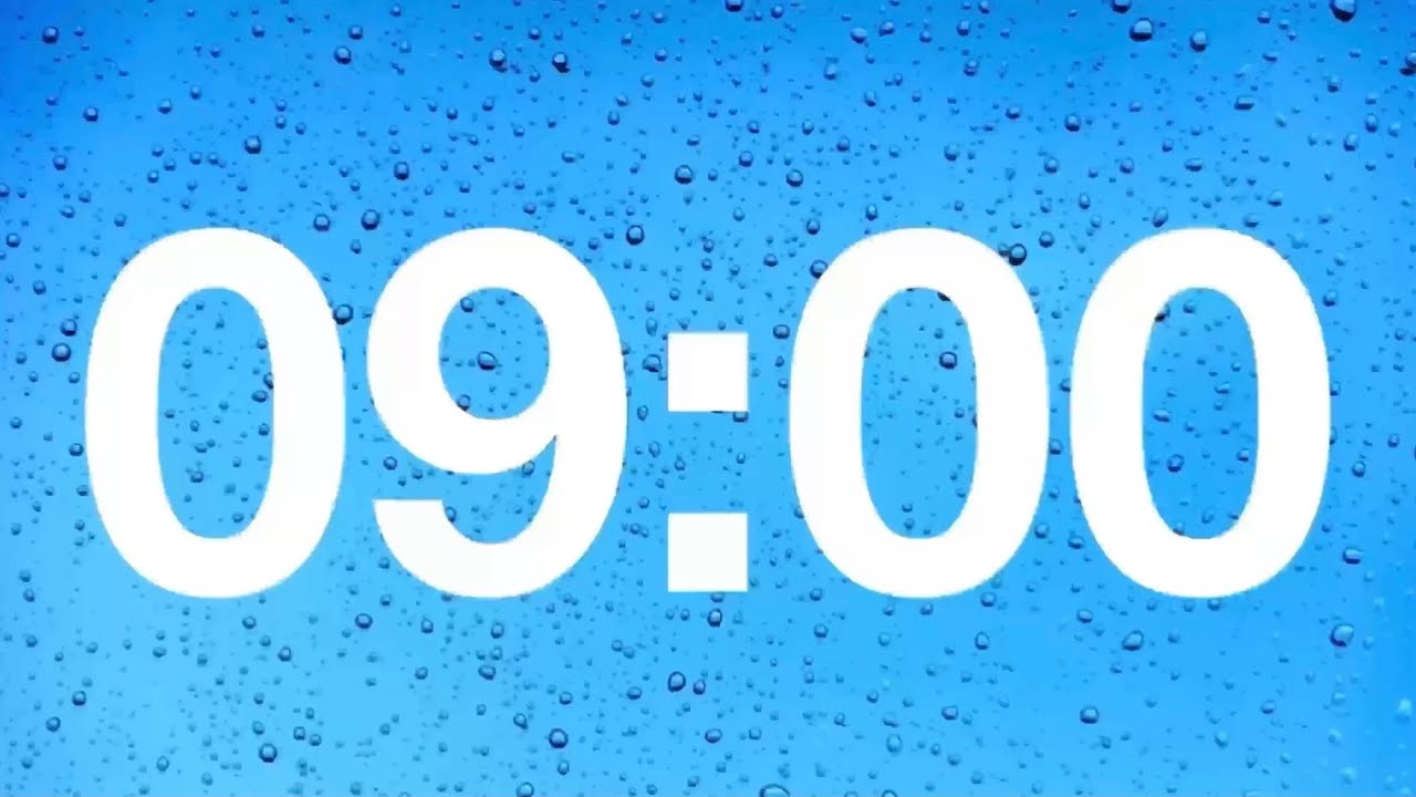 timer - 9 minute countdown with rain sound - YouTube